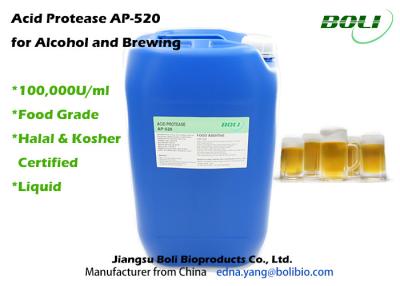 China Acid Protease AP-520 100000 U/mL Liquid Enzyme for Brewing Industry for sale