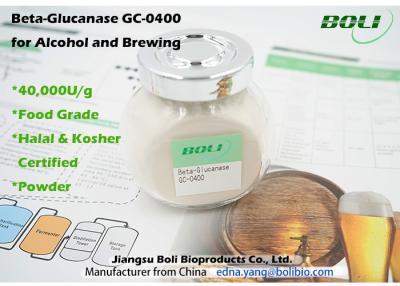 China Beta Glucanase GC 0400 40000 U/g Brewing Enzyme Yellow Brown Powder for Beer Wort Filtration for sale