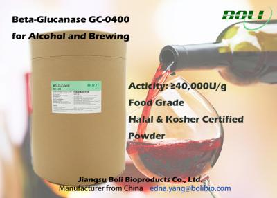 China Powder Beta Glucanase GC-0400 40000 U/g for Brewing Juice Wine Halal Kosher for sale