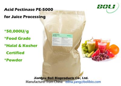 China High Efficient Pectic Enzyme Food Grade Superior Stability For Juice Porduction for sale