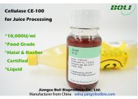 China Cellulase CE-100 Liquid Enzyme 10000 U/mL for Juice Processing 30-70°C for sale