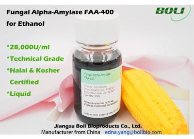 China Fungal Alpha Amylase FAA-400 28000 U/mL for Ethanol Production Non-GMO for sale