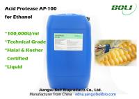 China Light Brown Liquid Enzymes For Ethanol Industrial 100000 U / ml High Concentration for sale