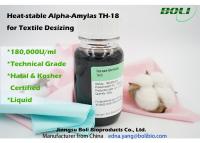 China Heat Stable Enzyme Alpha Amylase , High Concentration Textile Desizing Alpha Starch Amylase for sale