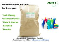 China Technical Grade Powder Proteolytic Enzymes Neutral Protease NP - 1000 For Detergent for sale