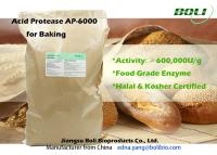 China Acid Protease Baking Enzymes High Concentration Stable activity 600000U / g for sale