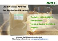 China Acid Protease AP-6000 600000 U/g Halal Kosher Certified Powder for Brewing Alcohol for sale
