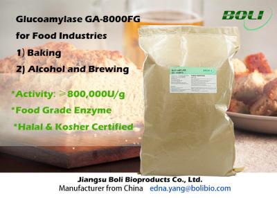 China High Efficient Glucoamylase Hydrolytic Enzymes , Amyloglucosidase Enzyme For Baking for sale
