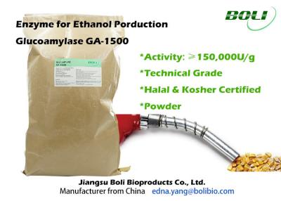 China Technical Grade Glucoamylase Enzyme GA-1500 150000 U/g Powder for Ethanol Production for sale