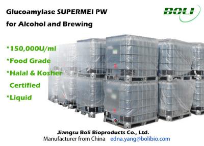China Liquid Glucoamylase 150000 U/ml for Alcohol Brewing Saccharification Enzyme for sale