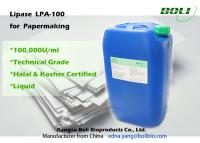 China Papermaking Liquid Lipase Enzyme 100000 U / ml High Concentration High Activity for sale