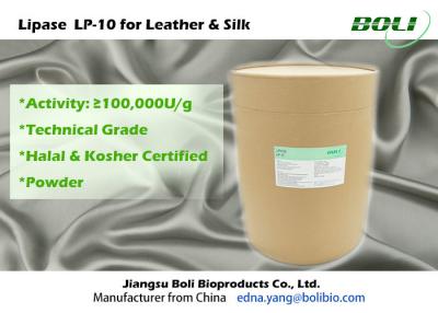China Technical Grade Aspergillus Niger Lipase 100000 U/g Powder for Leather Processing for sale