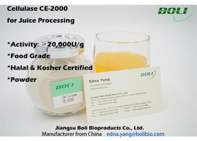 China 20000 U / g Cellulolytic Enzymes , High Activity Juice Enzymes High Concentration for sale