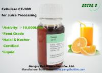 China Food Grade Cellulase Enzyme CE-100 Liquid 30-70°C for Juice Production for sale