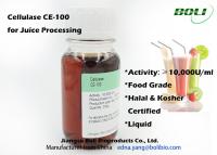 China Food Grade Cellulase CE-100 Liquid Enzyme 10000 U/ml for Juice Processing for sale