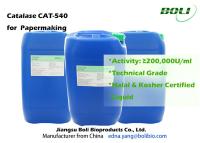 China Black Brown Liquid Catalase Enzyme CAT - 540 200000 U / ml For Papermaking for sale