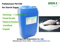 China High Purity Bacillus Licheniformis Enzyme , 1400 BU / ml Pullulanase For Starch Sugar for sale