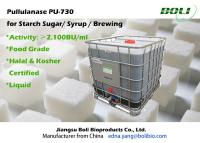 China High ConcentrationFood Grade Pullulanase Enzyme PU - 730 For Starch Sugar 2100 BU / ml for sale