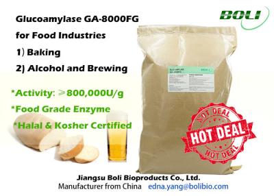 China 800000U / g Glucoamylase Enzyme for sale