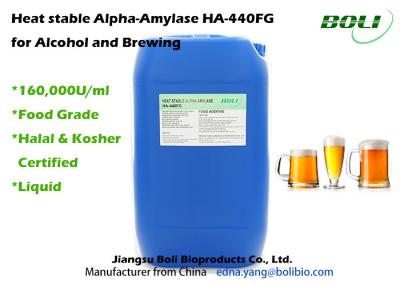 China Food Grade Liquid Alpha-Amylase 160000 U/ml for Brewing and Alcohol Production for sale