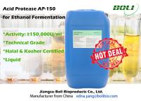 China 150000 U / ml Liquid Acid Protease Enzymes For Ethanol for sale