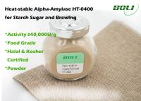 China Heat Stable Alpha Amylase Enzyme Powder 40000 U/g for Starch Liquefaction for sale