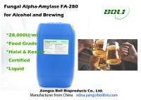 China Non-GMO Fungal Alpha-Amylase 28000 U/mL for Alcohol Brewing Starch Liquefaction for sale