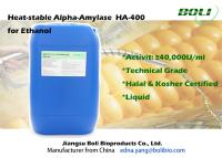 China Heat Stable Alpha Amylase HA-400 40000 U/ml Low pH for Ethanol Starch Liquefaction for sale