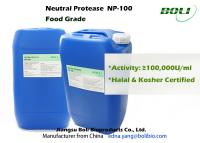 China Non-GMO Neutral Protease Liquid 100000 U/mL for Protein Hydrolysis for sale