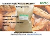 China Non-GMO Alpha-Amylase BAA-0080 Light Ivory Powder 8000 U/g for Bakery Dough Improver for sale