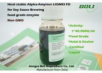 China Food Grade Heat-Stable Alpha-Amylase 40000 U/ml Non-GMO for Soy Sauce Brewing for sale
