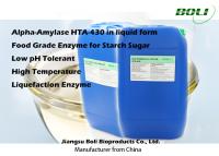 China Food Grade Alpha Amylase Enzyme 120000 U/ml Low pH Tolerant High Temperature Liquefaction for sale