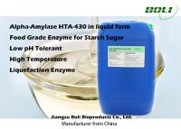 China Food Grade Alpha Amylase Enzyme 120000 U/ml Low pH Tolerant High Temperature Liquefaction for sale