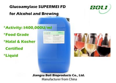 China Food Grade Liquid Glucoamylase 400000 U/ml for Saccharification in Alcohol and Brewing for sale
