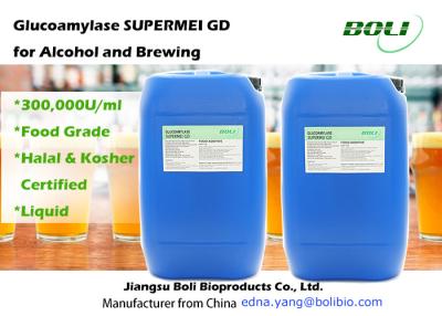 China Liquid Glucoamylase Enzyme 300000 U/ml for Alcohol Brewing Saccharification for sale