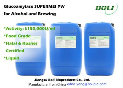China Glucoamylase Enzyme 150000 U/ml for Alcohol Brewing Saccharification Food Grade for sale