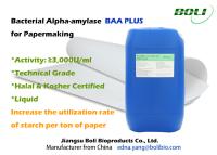 China Bacterial Alpha-Amylase BAA Plus 300000 Uml for Papermaking Viscosity Control for sale