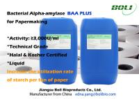 China Technical Grade Bacterial Alpha Amylase Enzymes In Paper Industry With HALAL Certificaate for sale