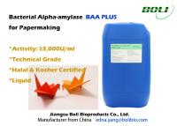 China Halal Certified Liquid Bacterial Alpha Amylase Widely In Papermaking for sale