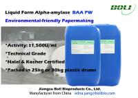 China Bacterial Alpha Amylase PW In Liquid Form Save Cost for Papermaking for sale