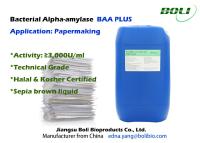 China Halal Certified Liquid Bacterial Alpha Amylase Widely In Papermaking for sale