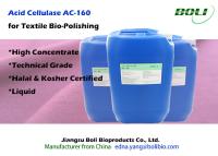 China Acid Cellulase AC-160 for Textile Bio Polishing Anti Pilling Enzyme pH 4.0-6.0 30-60°C for sale