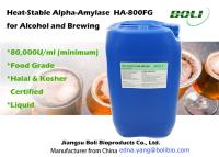 China Food Grade Liquid Alpha Amylase Enzyme 80000 U/ml for Brewing Liquefaction for sale