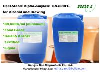 China Food Grade Liquid Alpha Amylase Enzyme 80000 U/ml for Brewing Liquefaction for sale