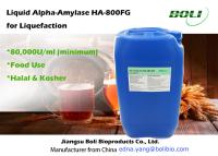 China Heat Stable Alpha Amylase Enzyme 80000 U/mL Food Grade for Brewing Alcohol Liquefaction for sale
