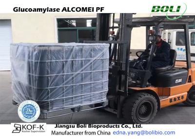 China Liquid Glucoamylase Enzyme 140000 U/ml for Alcohol Brewing Halal Kosher Certified for sale