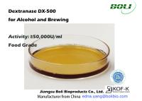 China Dextranase DX-500 Brewing Enzyme 50000 U/mL Liquid Endoglucanase Halal Kosher for sale