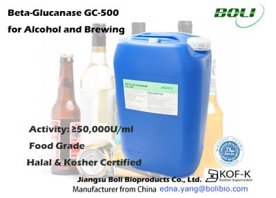 China BOLI Beta Glucanase GC 500 Liquid Brewing Enzymes Food Grade 50000 U/ml Halal Certified for sale