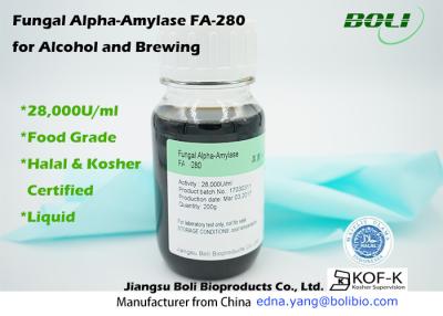 China Liquid Fungal Alpha Amylase FA-280 28000 U/ml Non-GMO Brewing Enzyme for sale
