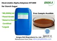 China Liquid Alpha Amylase Enzyme HT -800 Decrease Viscosity Of Gelatinous Starch Solutions for sale